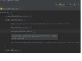 Programming With Api Level 21 In Android Studio Stack Overflow