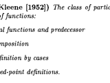 Logic About Using Fix Points To Define Partial Recursive Functions