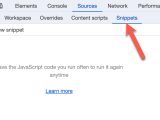 Javascript Chrome Developer Tools What Is Snippets Support Stack