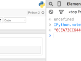 Ipython Notebook Using Javascript To Run Python Code Stack Overflow