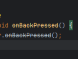 How To Solve Onbackpressed Deprecated In Java On Android Studio Project