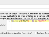Jmeter If Controller With Parameters Stack Overflow