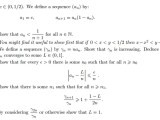 Analysis Easy Recurrence Relation Question Mathematics Stack Exchange