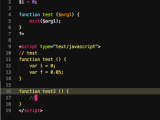 Javascript Sublimetext3 Broken Js Syntax In Php File Stack Overflow