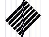 Vector Adobe Illustrator Line Pattern Distortion Fold Graphic
