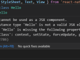 React Native Typescript Extension In Vscode Stack Overflow