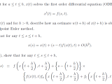 Ordinary Differential Equations Ode Taylor Series Expansion Using
