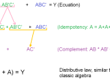 Boolean Simplification Of A B C Ab C Abc Mathematics Stack Exchange