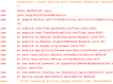 Java Eclipse Android Runtime Errors Stack Overflow