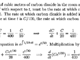 First Order Differential Equation Mixing Problem Mathematics Stack