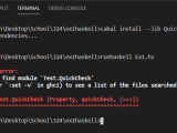 Haskell Could Not Find Module Test Quickcheck Stack Overflow