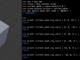 Scripting Blender Mesh Ray Cast Doesn T Work Doesn T Detect