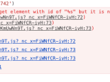 Javascript Facebook Uncaught Error Tried To Get Element With Id Of