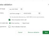 Google Sheets App Script Dynamic Data Validation Based On List Web
