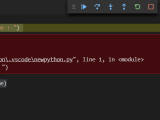 Python Code Showing Eof Error In Visual Studio Code But Works Fine In