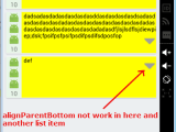 Android Layout Alignparentbottom Not Working In Runtime Stack Overflow