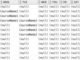 Oracle Weekly Schedule With Sql Stack Overflow