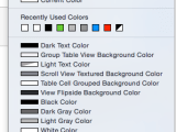 Ios Add Custom Colors To Xcode Attributes Inspector Stack Overflow