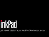 Ubuntu Stuck At The Thinkpad Startup Screen On First Reboot After