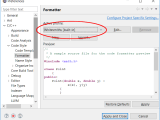 C Indenting Function Braces In Eclipse Stack Overflow