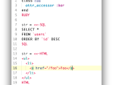 Ruby Writing Code As String With Syntax Highlighting Stack Overflow