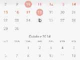 Android Calendar View Scrollable Stack Overflow