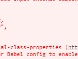 Javascript Babel Plugin Proposal Class Properties Doesn T Work