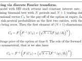 Programming Option Pricing Using Discrete Fourier Transform Python