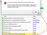 Cannot Install Sql Server 2008 Previous Release Of Vs 2008 Error