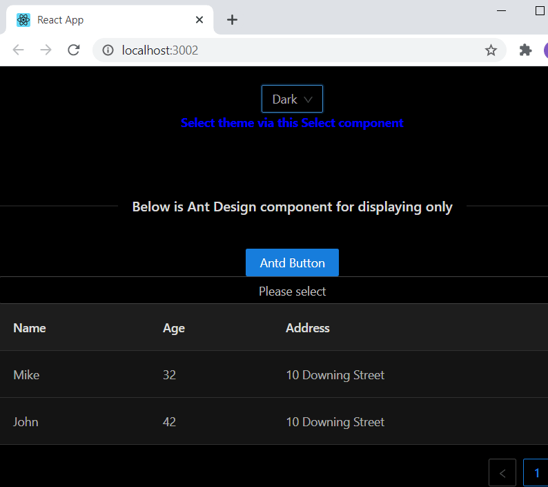 Reactjs React Antd Change Dark Or Light Theme On Runtime Stack - High Quality Gradient Wallpaper - HD