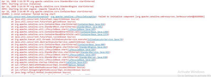 Maven A Child Container Failed During Start Java Util Concurrent - Premium Abstract Design Gallery - Retina