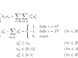 Formatting Formulating A Linear Program Tex Latex Stack Exchange