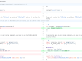 Side By Side Code Diff View For Comparing Code Change Closed Gpii