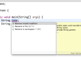 Java Eclipse Throwing Error On Invalid Modifiers Rename In File