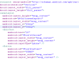 Android Eclipse Androidmanifest Xml Format Stack Overflow