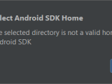 Android Studio Select Sdk Path Not Specified Stack Overflow
