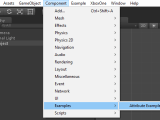 Unity3d Tutorial Menu Attributes