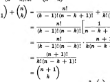 Serge Lang Basic Mathematics Sum Of Binomial Coefficients P 387 Ex