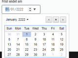 Php How To Set Date Range In Symfony Datetype With Single Text Widget