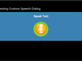 User Interface Android Custom Voice Recognition Gui Dialog Stack