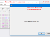C Mfc S Dialog Based App Title Bar Highlighting Visual Artifacts On