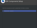 Android Studio Shows That Sdk Installed But It Not Installed Stack
