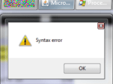 Windows 7 Microsoft Jscript Compilation Error Super User