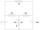 Circuit Diagram Current Flow Current Flow In A Series Circuit With Two