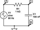 Need To Understand Ac Current Resistor Capacitor Circuit Electrical