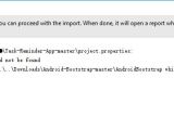 Error In Android Studio Import Non Android Studio Project Stack Overflow