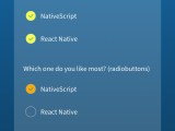 Popup Dialog With Three Radio Buttons In Angular2 Nativescript