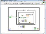 Labview How To Make A While Loop 2 Inside A While Loop 1 That Only