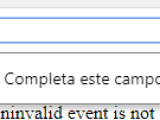 Html Controlar Los Mensajes De Que Se Genera En El Formulario Cuando