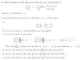 Product And Binomial Coefficients Mathematics Stack Exchange